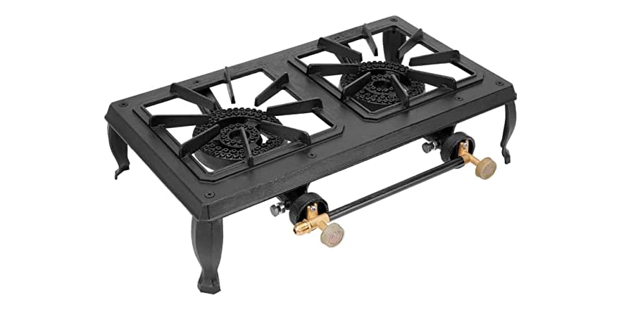 Cast Iron 2 Burner Camping Stove