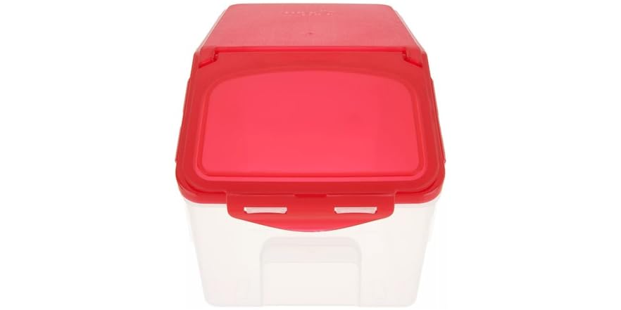 LocknLock XL Flip Top Storage Bin w/Wheels