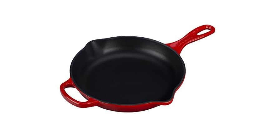 Le Creuset 9" Diameter Cast Iron Skillet, Pick Color