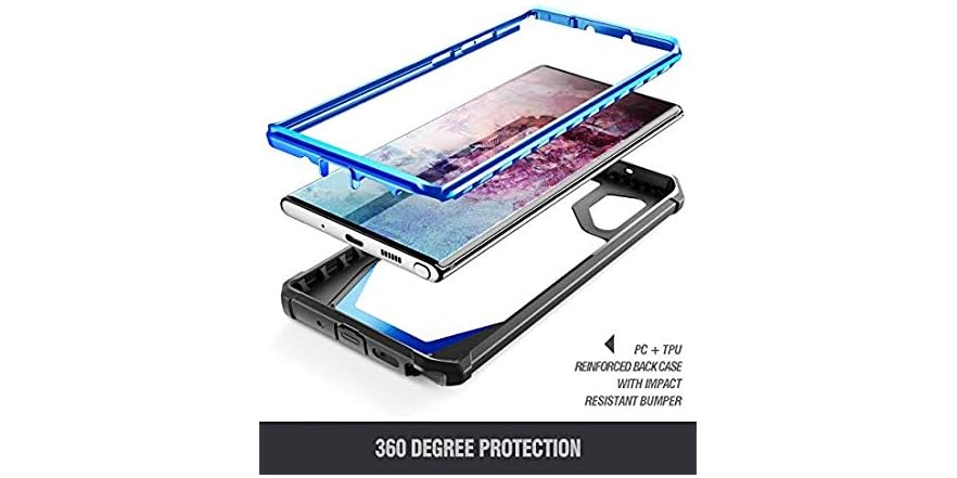 Galaxy Note 10 Plus Rugged Clear Case