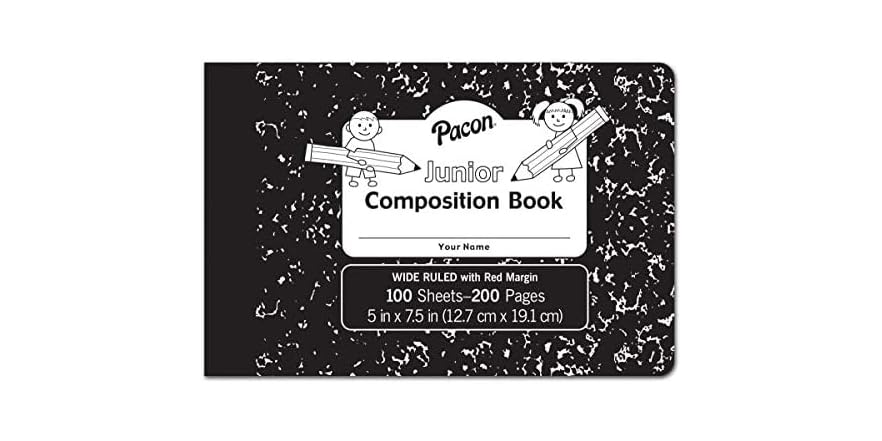 Pacon Junior Composition Book, 6 Count