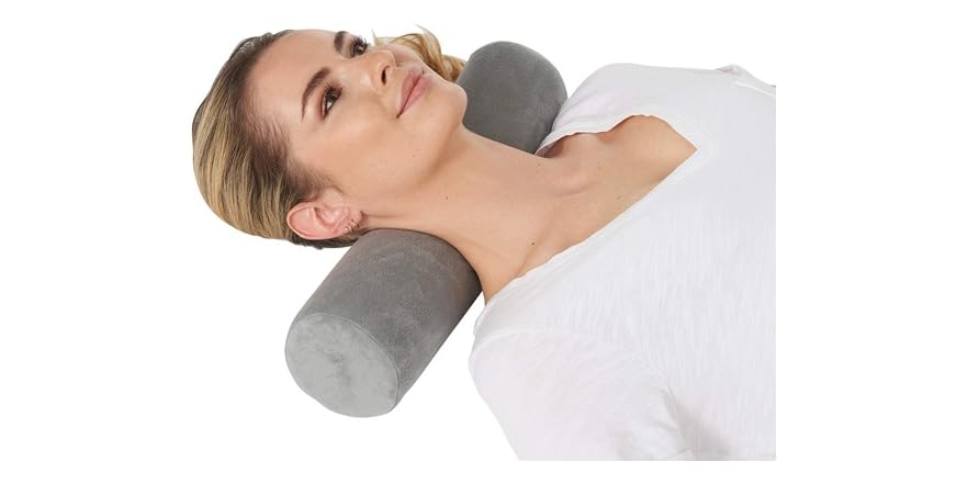 Cervical Neck Roll Memory Foam Pillow