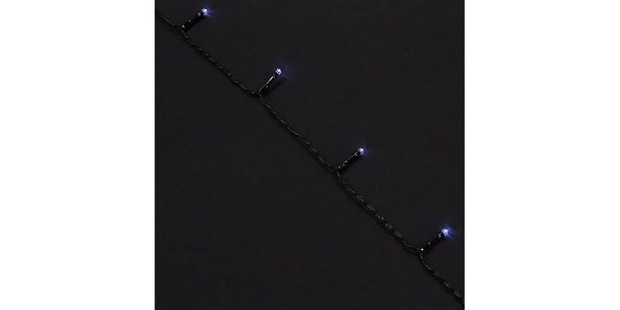Festive Christmas String Lights, 200 bulbs