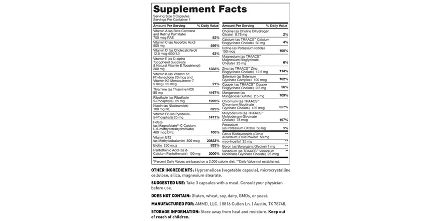 The Myers Way Multi-Vitamin 7 Day Pack