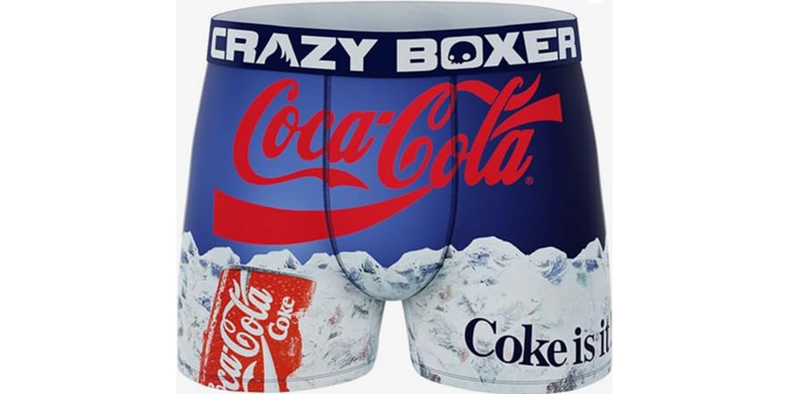 CRAZYBOXER Men's coca cola Boxer Brief