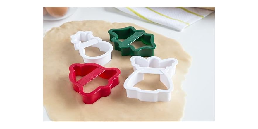 Fox Run 4pc Christmas Cookie Cutter Set
