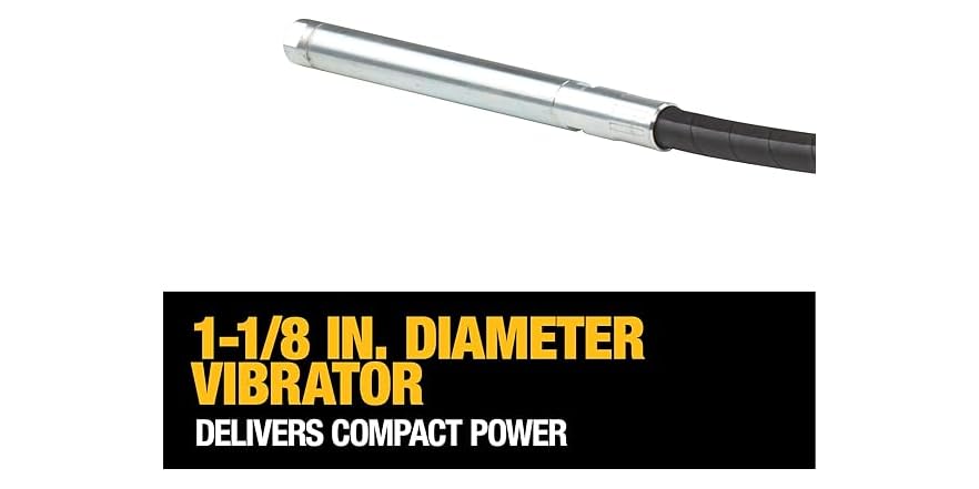 DEWALT DCE531B 20V MAX* Pencil Concrete Vibrator