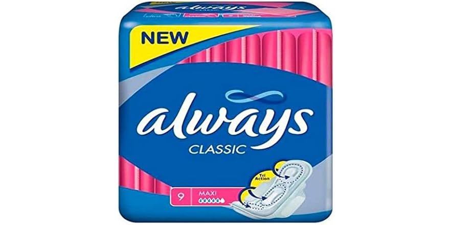 Always Classic (Size 2) Sanitary Napkins with Wings