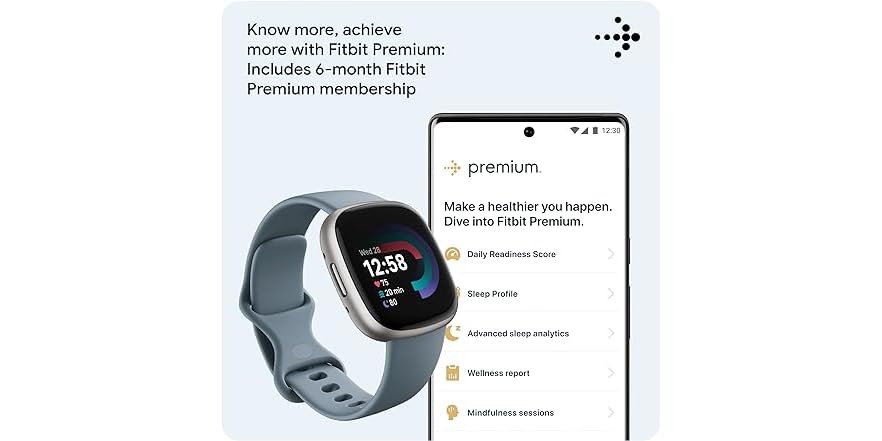 Fitbit Versa 4 Fitness Smartwatch (Open Box)