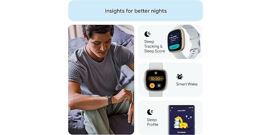 FitBit FITBIT SENSE 2 A fitbit sense 2 blue Blue (Open Box)