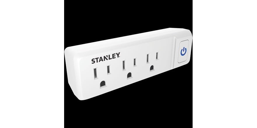 Stanley 3-Outlet Wall Adapter With On/Off