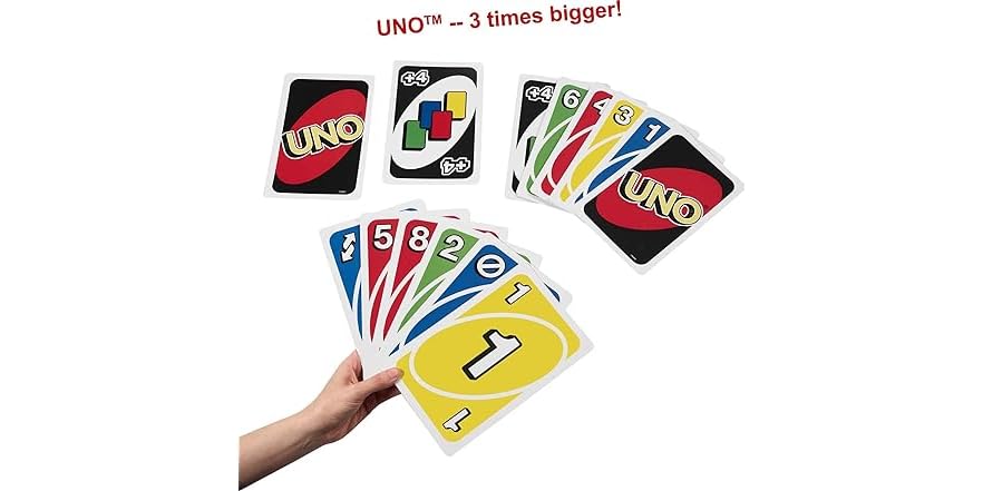 Mattel Games Giant UNO Card Game 579703