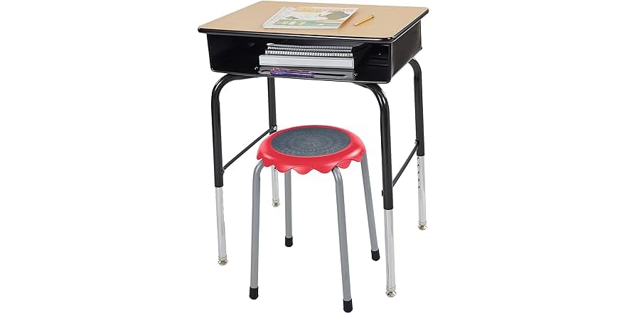 ECR4Kids Daisy Stackable Stool Set, Flex