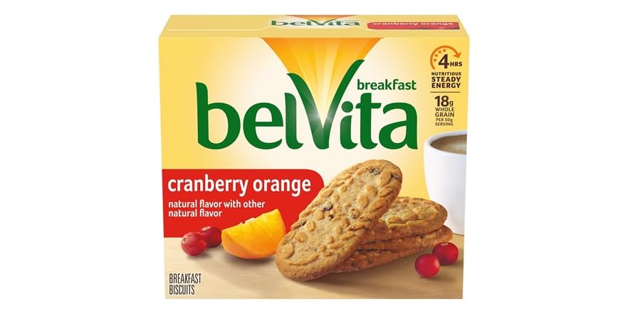belVita Cranberry Orange Breakfast Biscuits