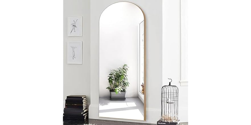 MIRUO Arched Full Length Mirror