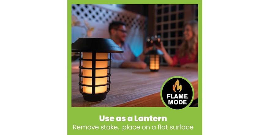 1 or 2-Pk Solar Pathway Lights (Open Box)