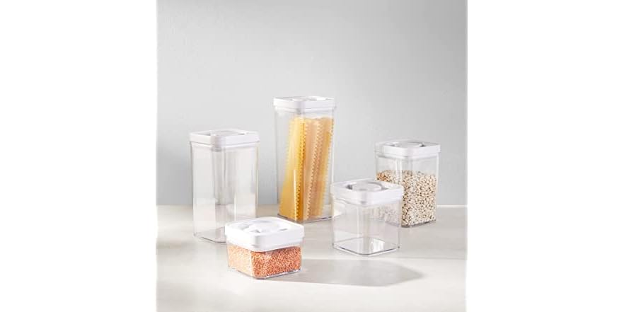Amazon Basics 10-Piece Square Food Containers