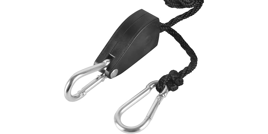 iPower Heavy Duty Adjustable Rope Clip Hangers, 8 Pack