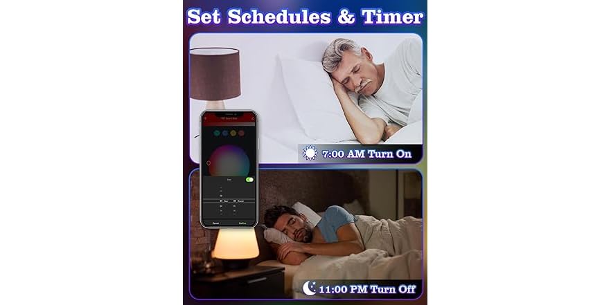 Avatar Controls 6 Pack E12 Smart Bulbs, Candelabra