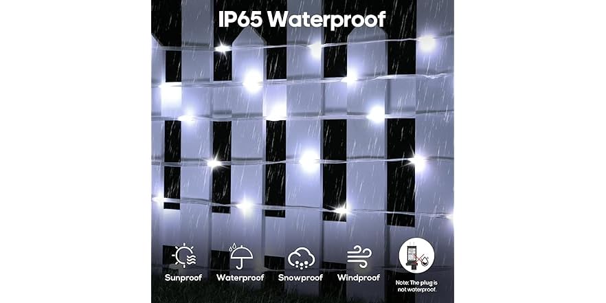 2006ft RGB Outdoor String Lights