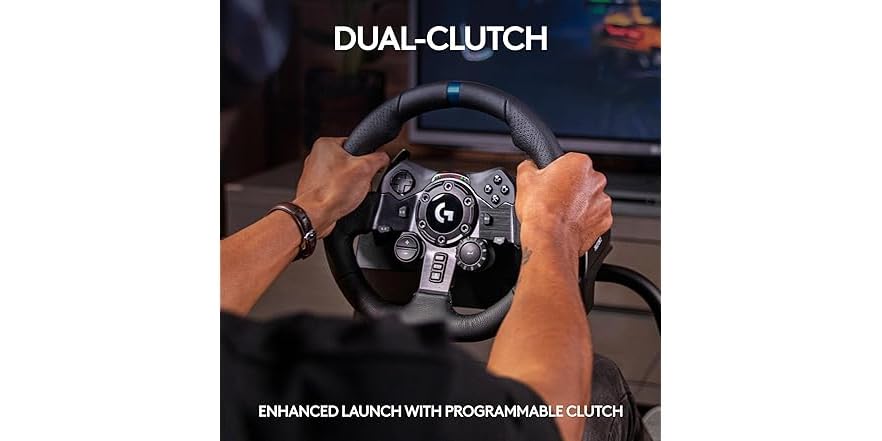 Logitech G923 Racing Wheel and Pedals