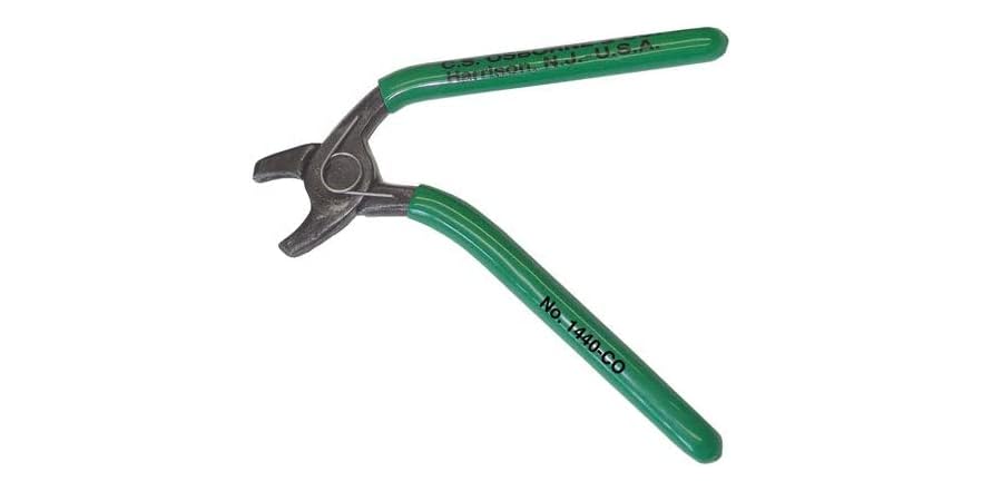 Hog Ring Pliers Curved Open Spring