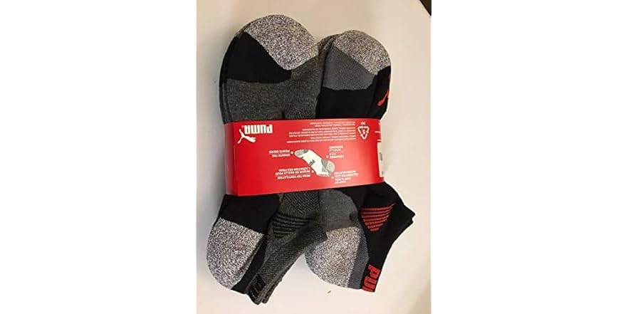 Puma Men's No show Sport Socks(8 Pair)