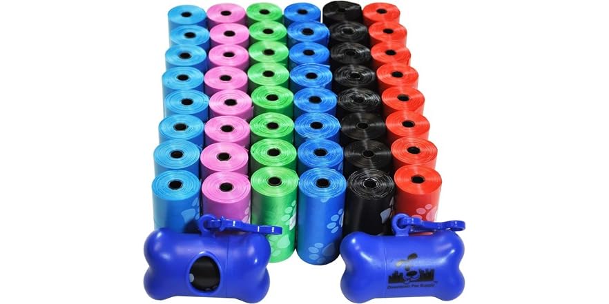 Bone shape dispenser with 80 waste bag