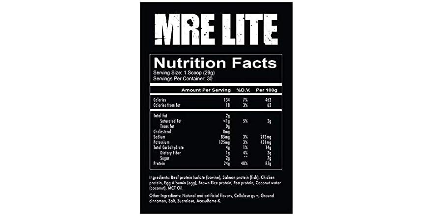 Redcon MRE Lite Protein Meal Replacement