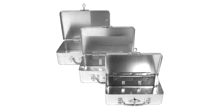3 Pc Aluminum Storage Box - Lockable