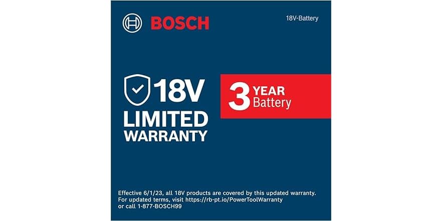 Bosch GBA18V80 18V Lithium-Ion 8Ah Battery, 2pk