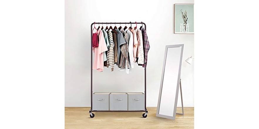 Simple Trending Clothes Garment Rack