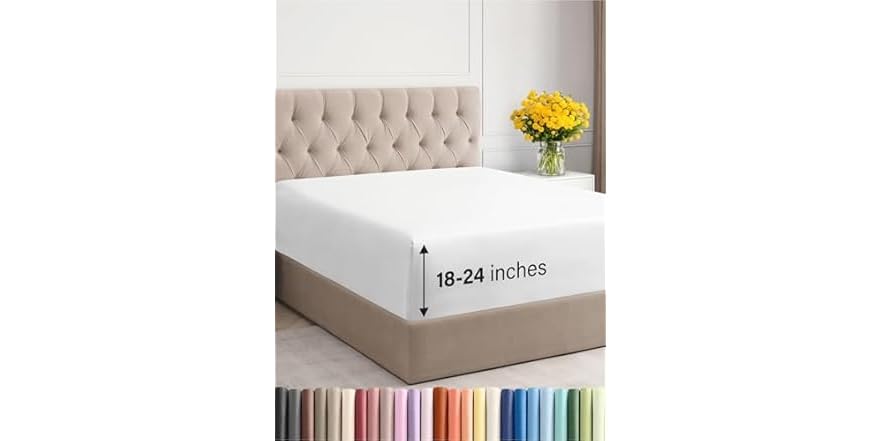 Extra Deep King Fitted Sheet