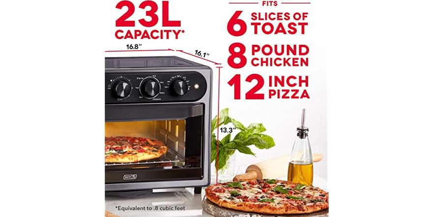 Dash Chef 7-in-1 Convection Toast Oven Cooker