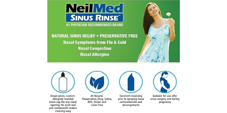 (100 CT) NeilMed Sinus Rinse Premixed Refill Packets
