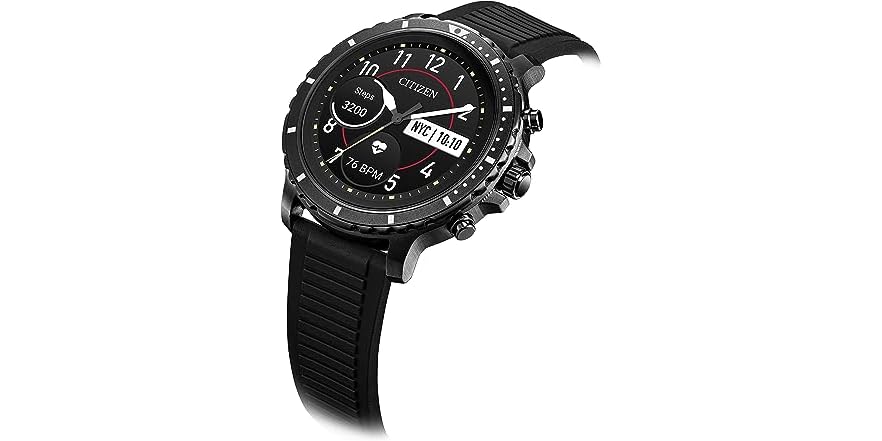 Citizen Stainless Steel Touchscreen Smartwatch (Open Box)