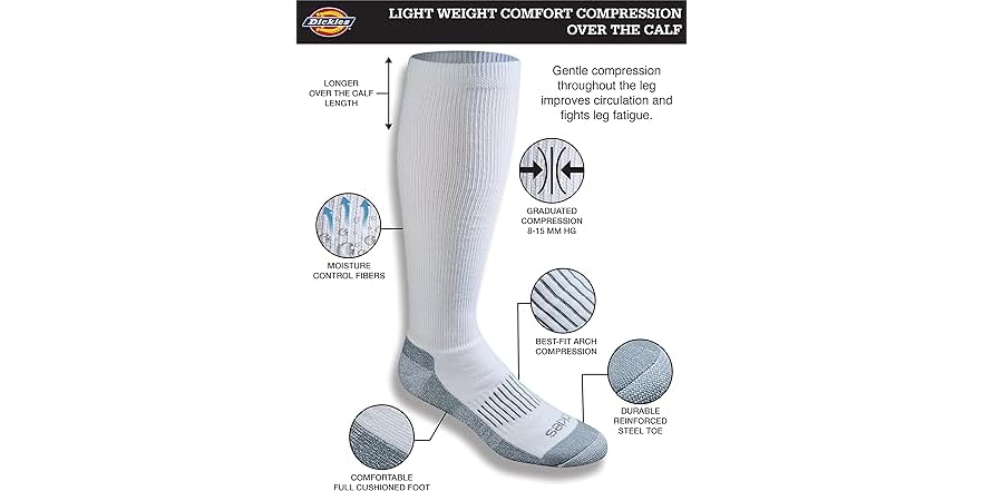 Dickies Mens Compression Socks