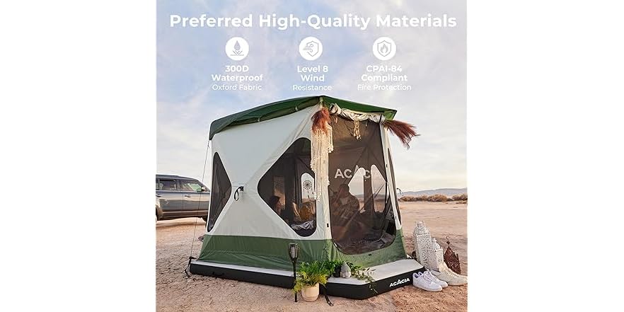 Space Acacia 2-3 Person Pop Up Tent 6'10''