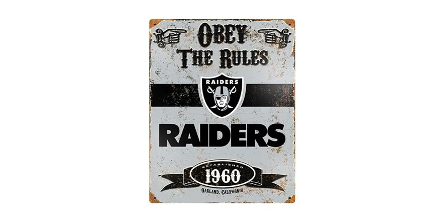 NFL Vintage Metal Signs