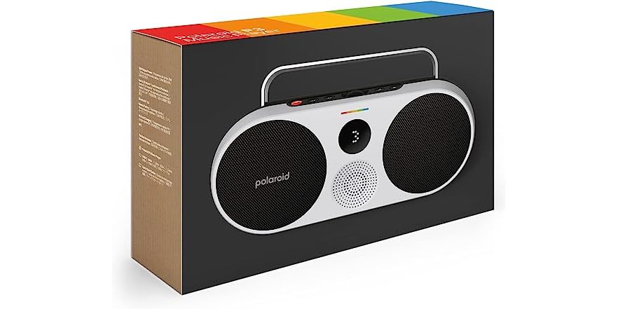 Polaroid P3 Music Player - Retro/Futuristic Wireless Boombox