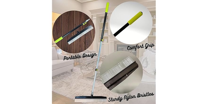 Room Groom Carpet Rake and Groomer