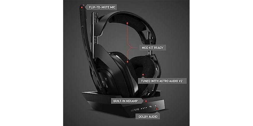 ASTRO Gaming A50 Wireless Headset + Base Station Gen 4 (Grade A ...
