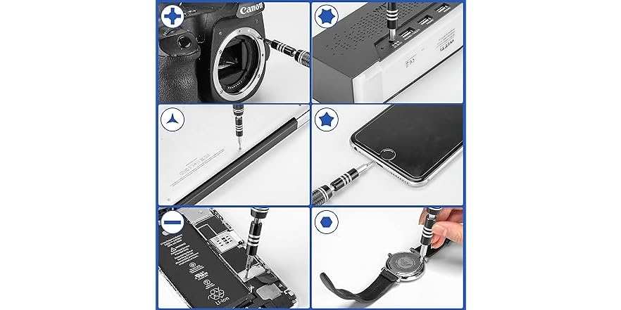 Hautton AAP-Tool-12 118 in 1 Mini Screwdriver Set