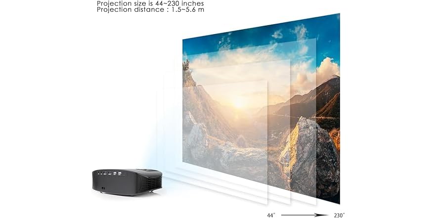 GooDee YG600 1080p Outdoor Projector