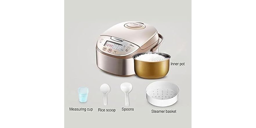 Midea Midea Micom Rice Cooker, Digital Multi-