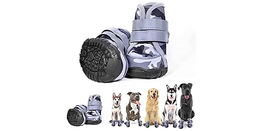Dog Boots for Medium and Large Dogs