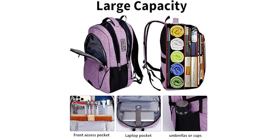 SHRRADOO Anti Theft Laptop Backpack