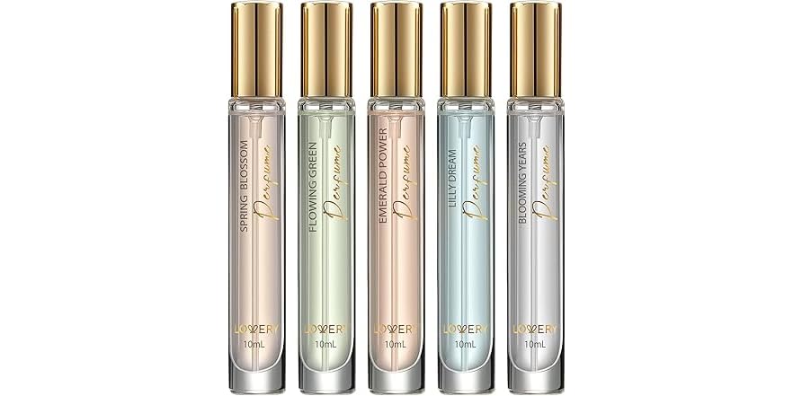 Perfume Set Pack of 5 - Perfume Sampler Set