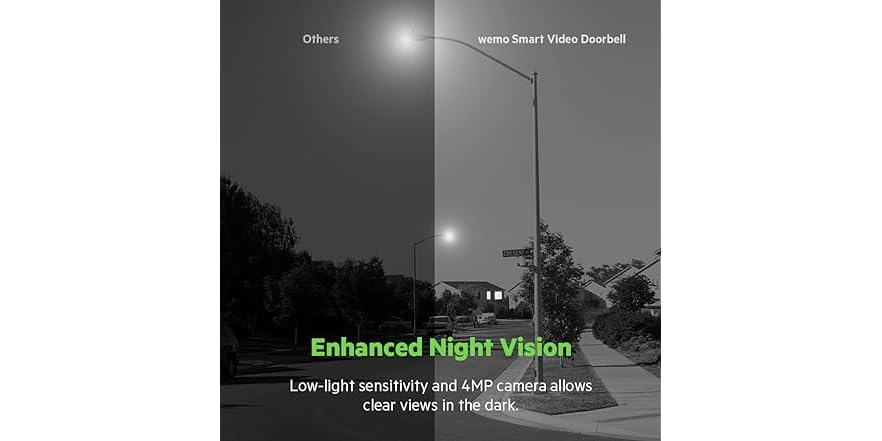 Belkin WDC010 Wemo Smart Video Doorbell (Open Box)