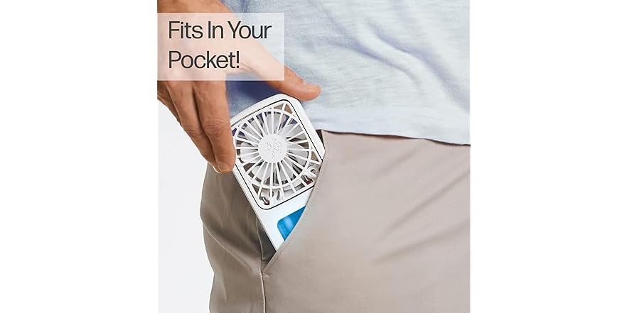 Arctic Air Rechargeable Pocket Fan